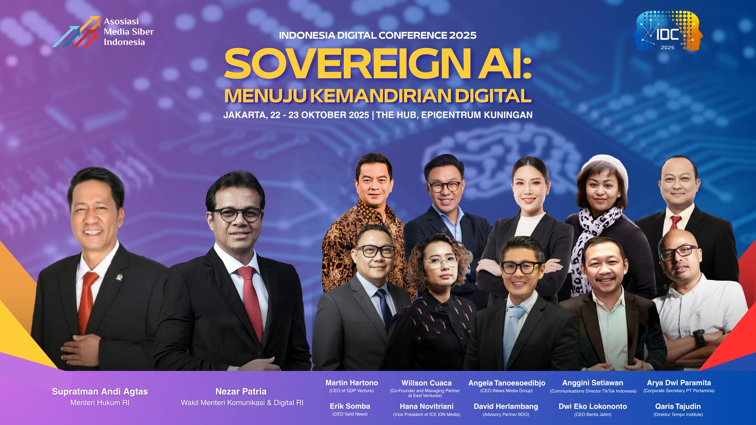 AMSI Gelar Indonesia Digital Conference 2025, Temanya: Sovereign AI ...