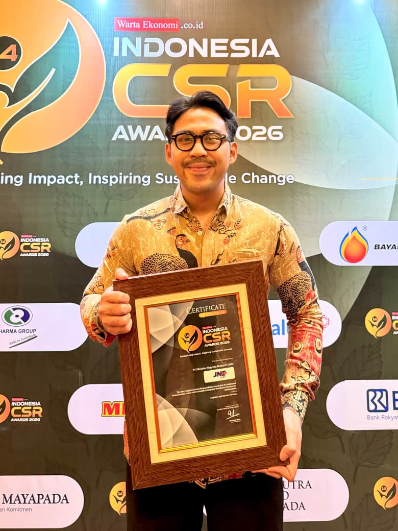 JNE Raih Penghargaan di Indonesia CSR Awards 2026