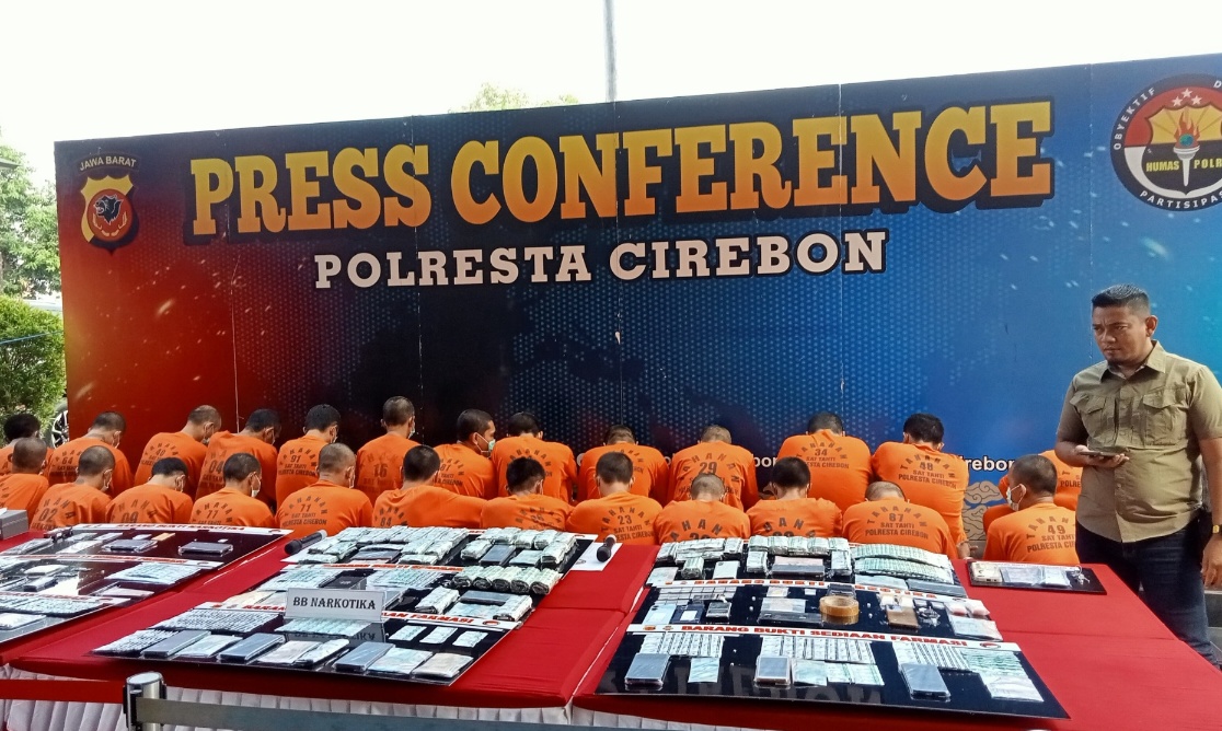 28 Tersangka Kasus Narkoba Diringkus Polresta Cirebon Periode Mei 2025